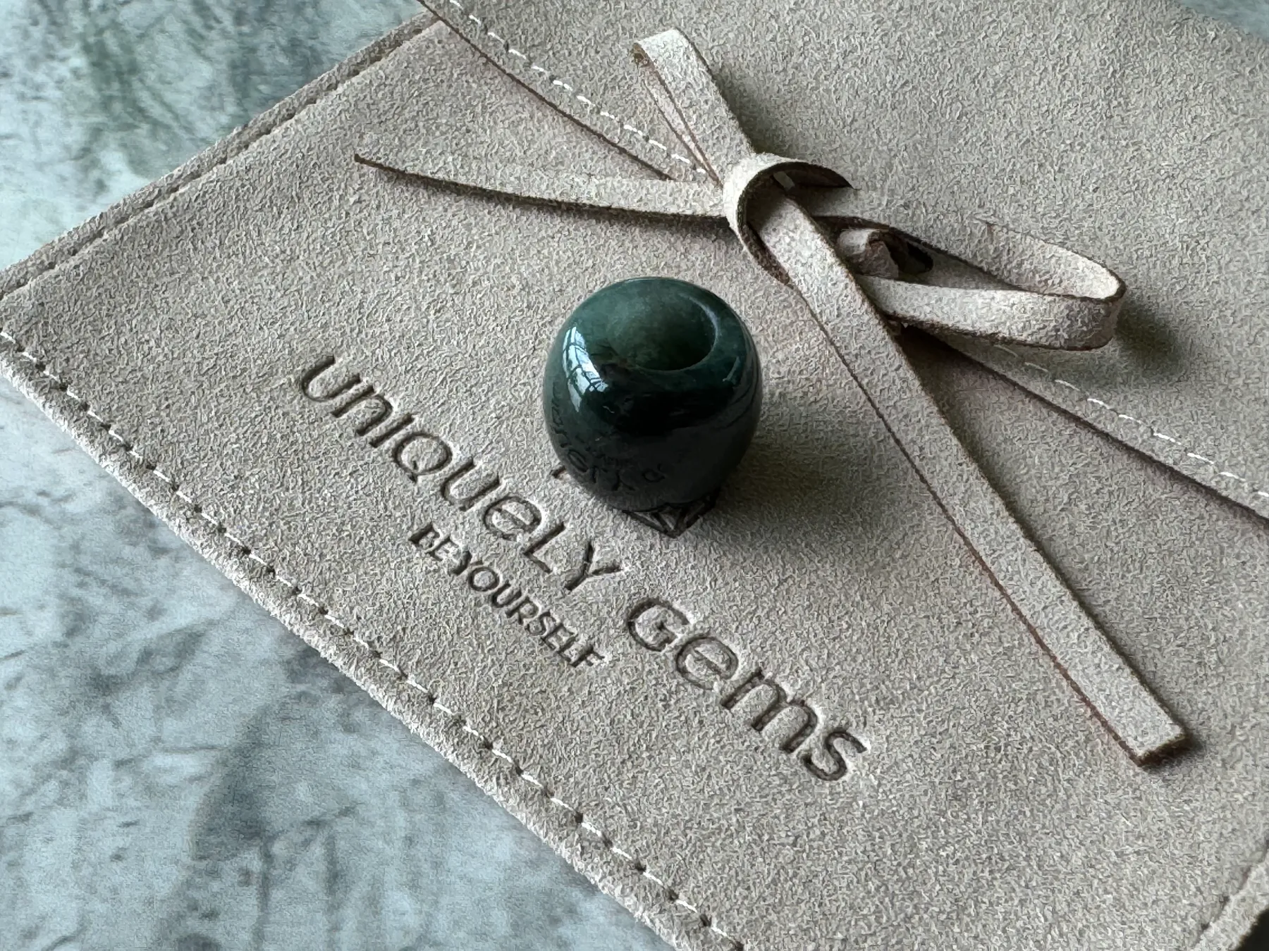 Type A Jadeite Jade Barrel | Medium